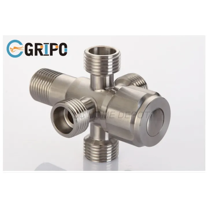【factory outlet】 GRIPO sus 304 stainless high quality 4 way angle valve ...
