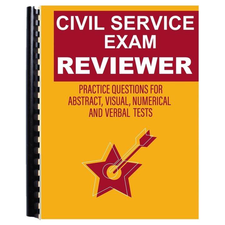 Civil Service Exam Reviewer (Profession and Sub-Professional) | Lazada PH