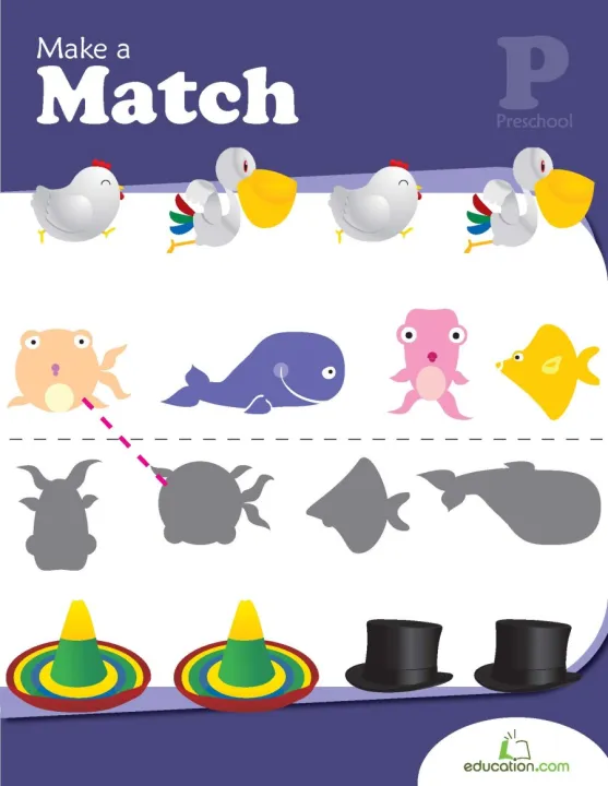 Buku Anak Tk dan Paud Preschool - Make A Match Workbook | Lazada Indonesia