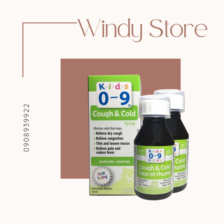 Siro cảm cúm Canada - Cough & Cold Syrup cho bé từ 0-9 tuổi | Lazada.vn