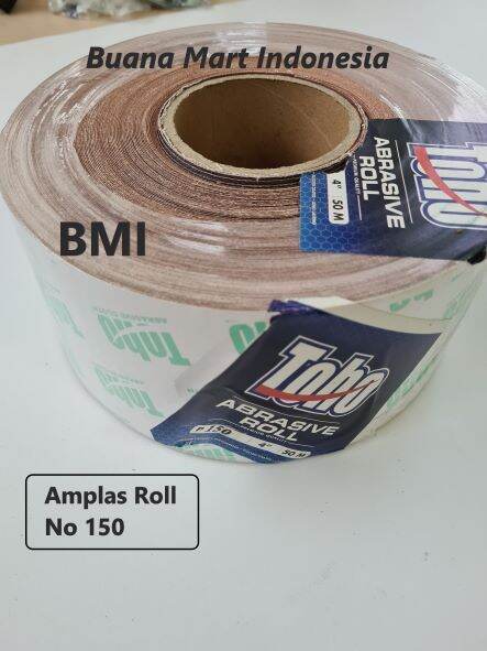 Amplas Roll TOHO No 150 | Amplas Meteran Grit 150 | Amplas Besi ...