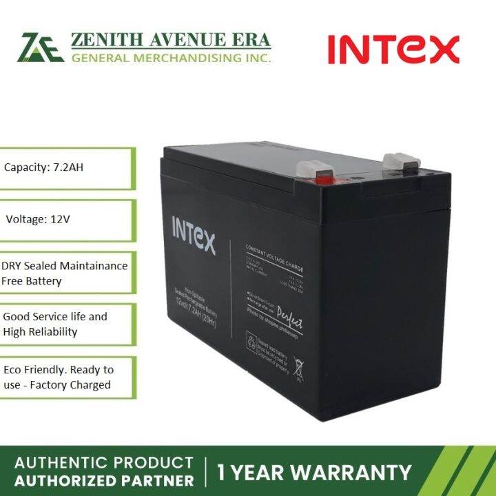 Intex 12V 7AH UPS Battery | Lazada PH