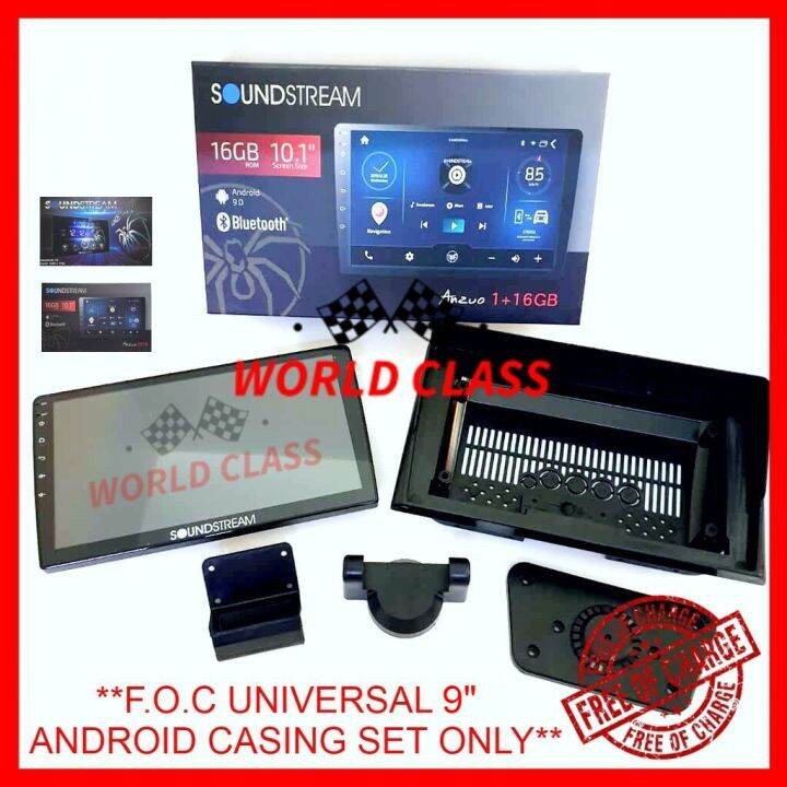 SOUNDSTREAM 9 INCH ANDROID IPS PLAYER FULL HD SCREEN WITH ( F.O.C 10 ...