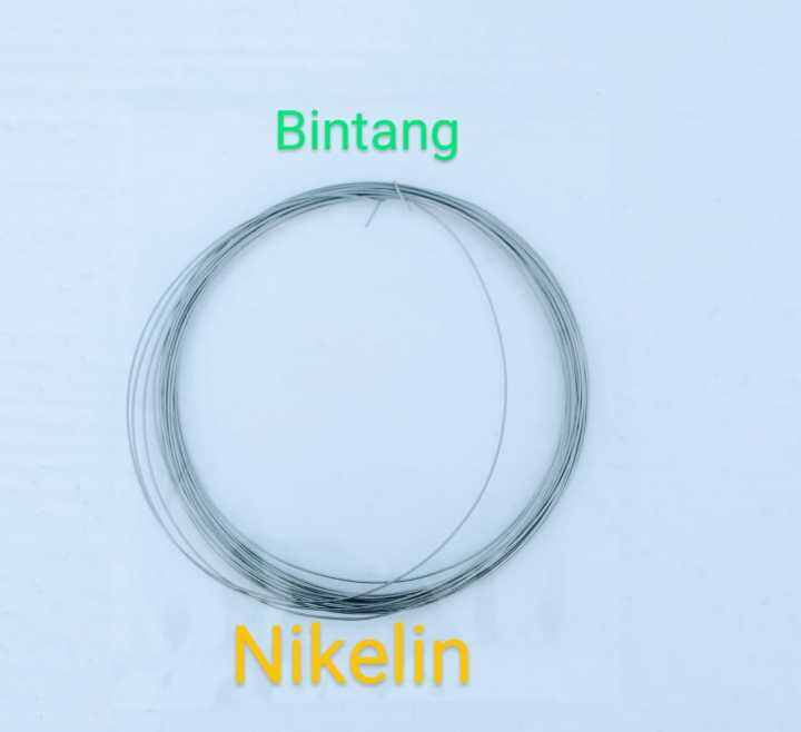 kawat nikelin niklin 0.30 mm jual per paket 3 meter kawat pemanas ...