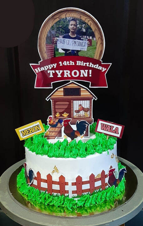 Manok Theme Cake Topper Customized | Lazada PH