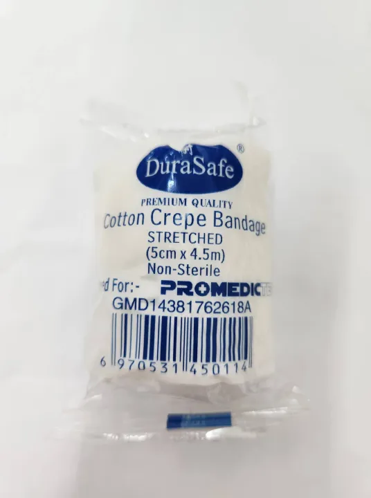 DURASAFE COTTON CREPE BANDAGE 5CMX4.5M | Lazada