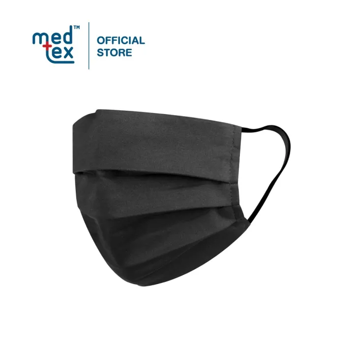 *โปรพิเศษ Medtex รุ่น M3 หน้ากากผ้ามัสลิน 3 ชั้น สีดำ ราคาถูก โถปั่นน้ำ ...