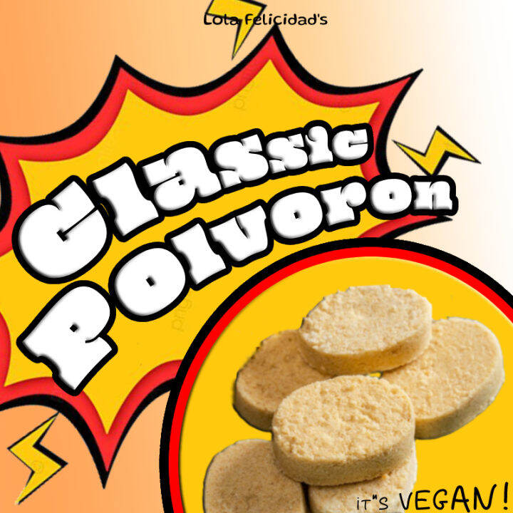 Classic Polvoron Vegan & Gluten-free 450grams | Lazada PH