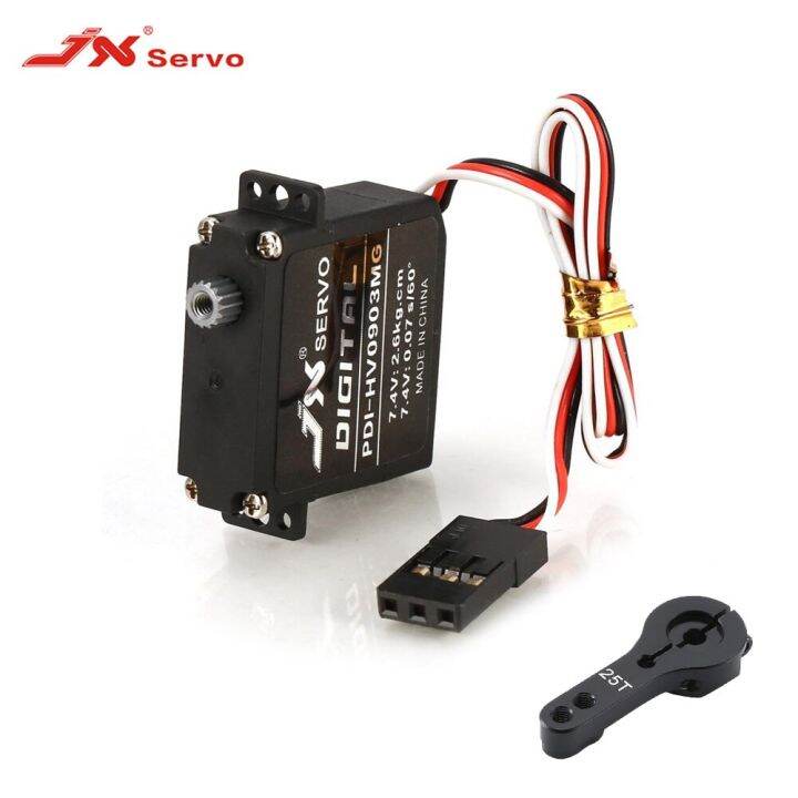 JX PDI-HV0903MG Mini Servo 2.6Kg Digital Metal Gear Core Coppia Di ...