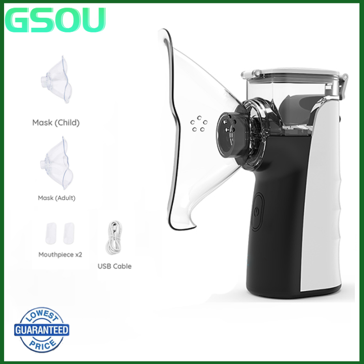 Machine Portable Rechargeable Ultrasonic Mesh Nebulizer Inhaler for ...
