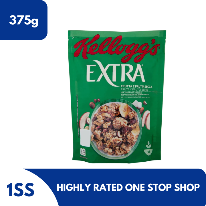 Kellogg's Extra Fruits Granola, 375g (Exp Aug 24, 2023) | Lazada PH