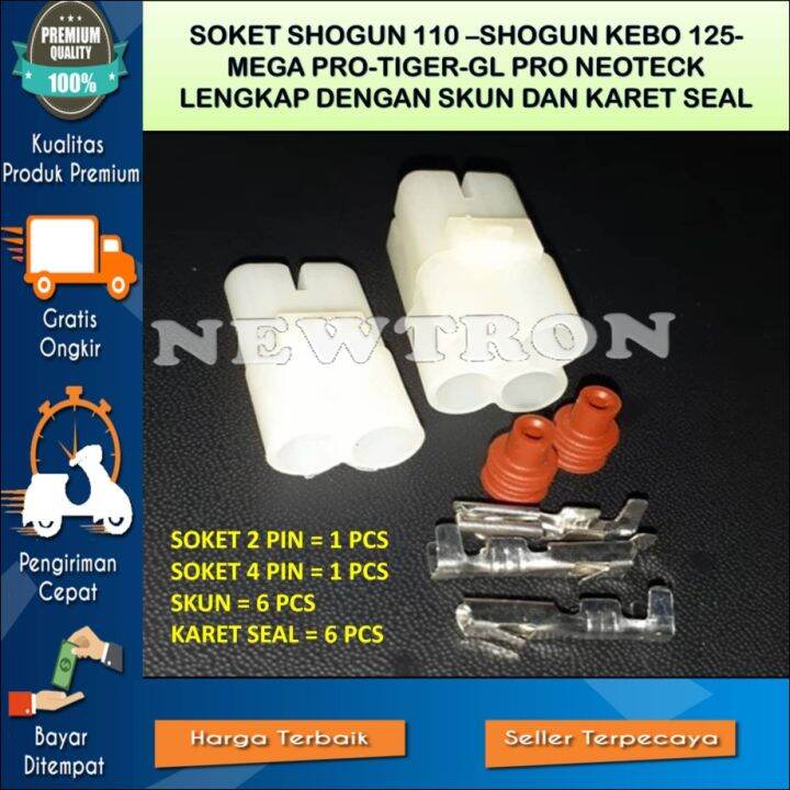 Soket CDI Shogun 110 Shogun Kebo 125 Megapro Tiger GL Pro Neotech ...