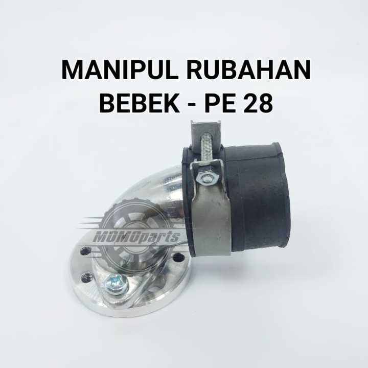 MANIPUL RUBAHAN BEBEK PE 28 UNIVERSAL MANIPOL MANIFUL MANIFOL MANIFOLD INTAKE INTEK LEHER ANGSA ...