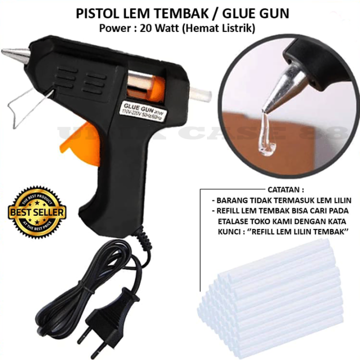 UC88 PISTOL LEM TEMBAK MINI 20 WATT / ALAT PISTOL LEM TEMBAK LISTRIK ...