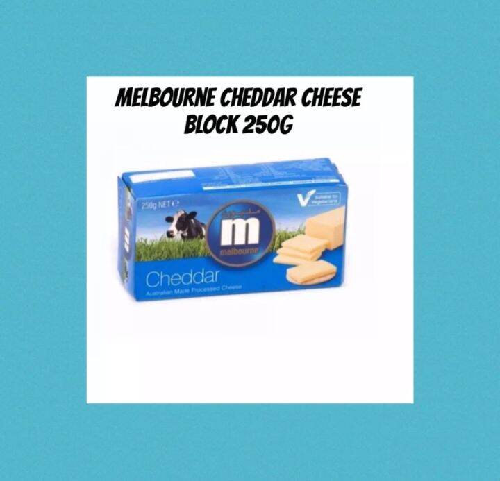Melbourne Cheddar Cheese Block 250g | Lazada