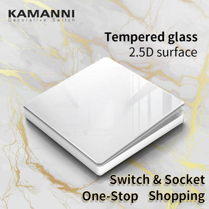 KAMANNI switch socket wall modern official store UK universal 3 pin ...