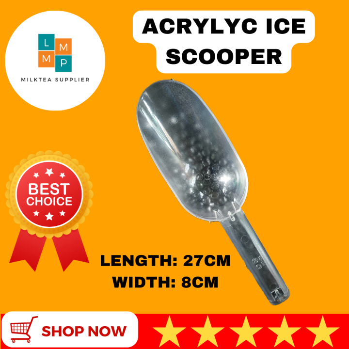 Ice Scooper Acrylic Big - LMMP MILKTEA SUPPLIER PH | Lazada PH