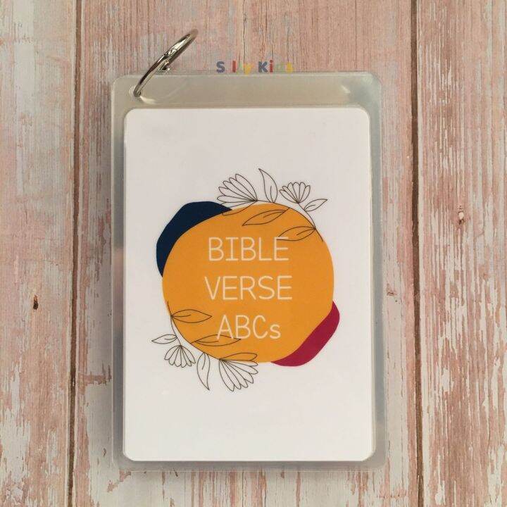 ABC Bible Verse Flash Cards- Large Size Minimalist Flip Cards | Lazada PH