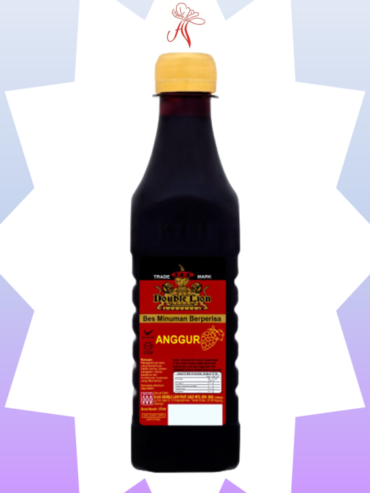 Double Lion Bes Minuman 375ml Pelbagai Perisa Anggur/Tembikai Susu/Tebu ...
