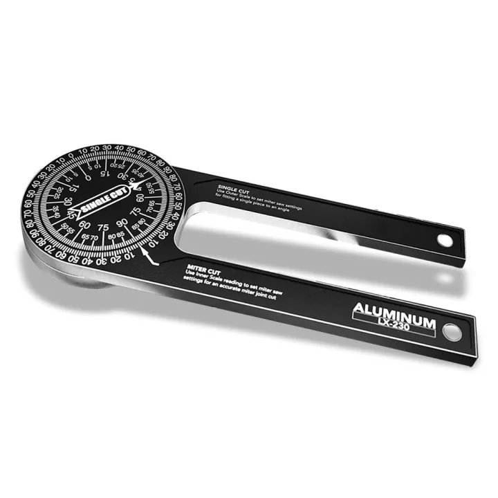 Universal Miter Saw Protractor Metal Featuring Scales Trim Angle Finder ...