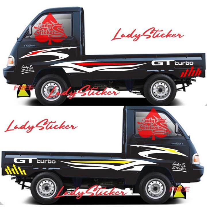 STICKER STIKER MOBIL PICKUP FUTURA T120SS STRIPING STIKER MOBIL PICK UP ...