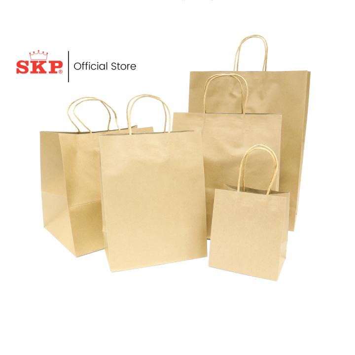 SKP Kraft Paper Bag With Twine Handle | Lazada Singapore