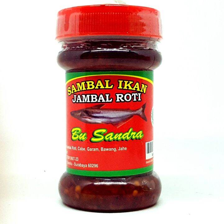 BU SANDRA SAMBAL IKAN JAMBAL ROTI 150gr | SAMBEL ASIN ASLI KHAS ...