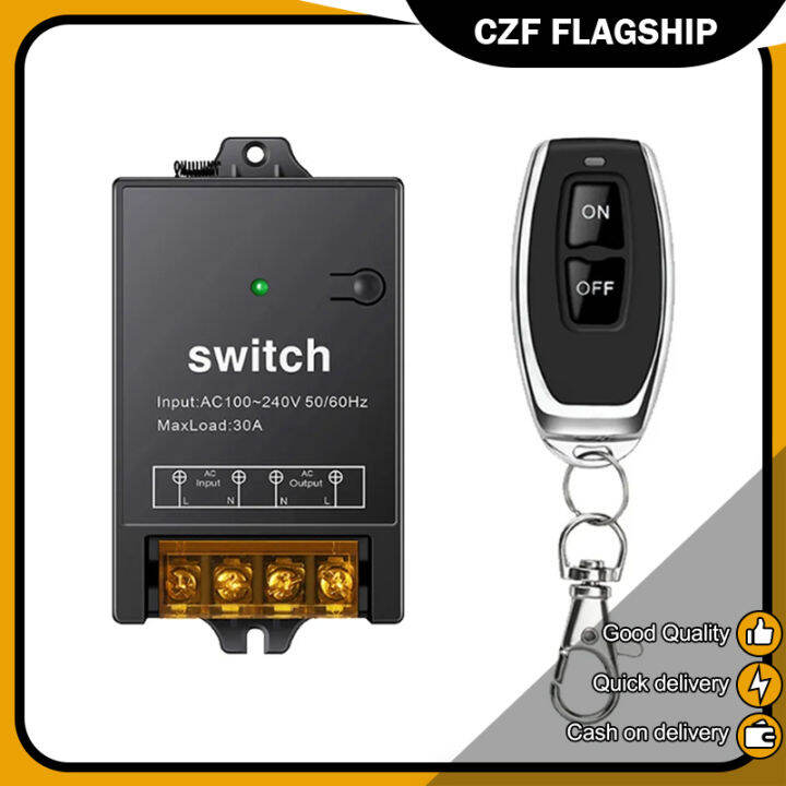 Wireless Remote Switch,AC 110V/220V/230V/240V RF Remote Control Light ...