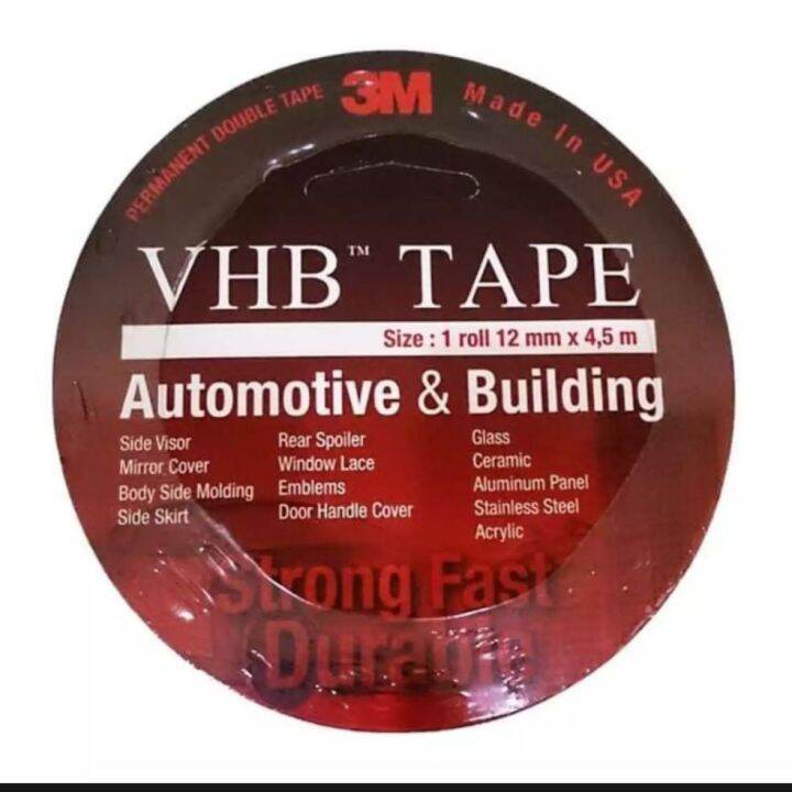 DOUBLE TAPE 3M VHB 12MM x 4.5M | Lazada Indonesia