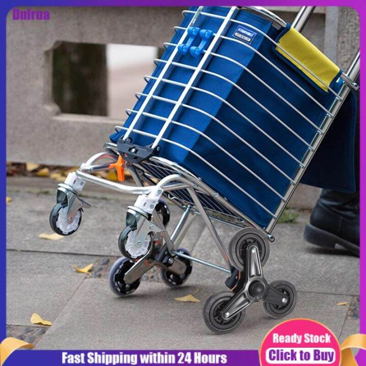Dulrua Trolley Car Heavy Duty Caster Wheels Shopping Hand Truck ...