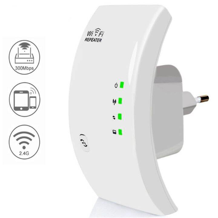 Wifi Range Extender Internet Booster Network Amplifier Router 300Mbps ...