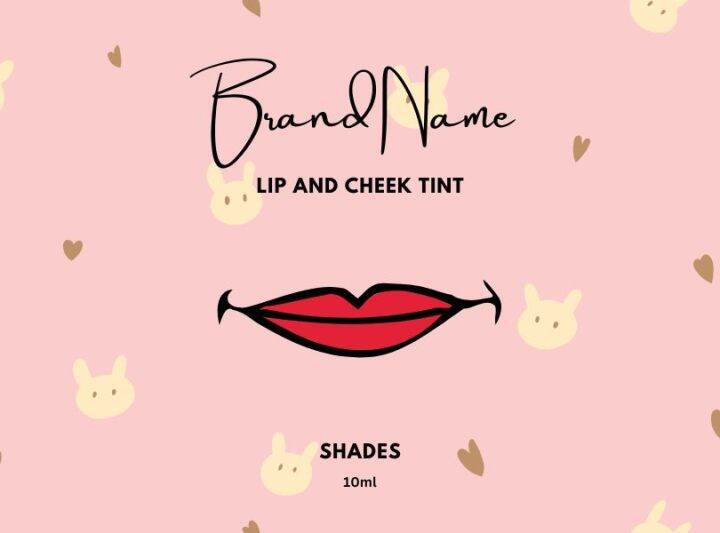 Customized Lip tint Sticker Label (15pcs) | Lazada PH