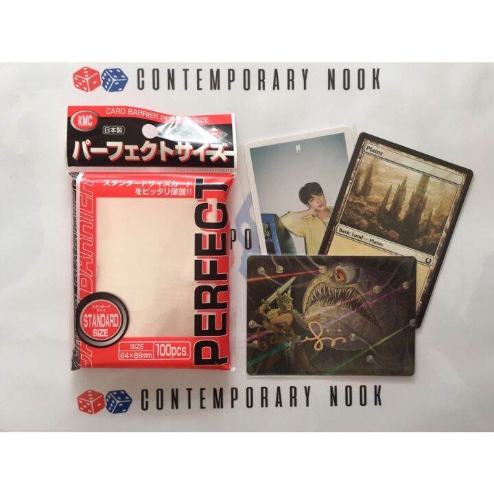 KMC Perfect Fit Sleeves for MTG Pokemon and Kpop Photo cards | Lazada PH