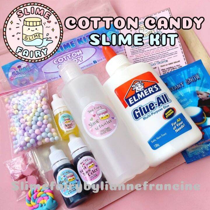 Cotton Candy Slime Kit (DIY SLIME KIT) Cloud Slime Slime Fairy | Lazada PH