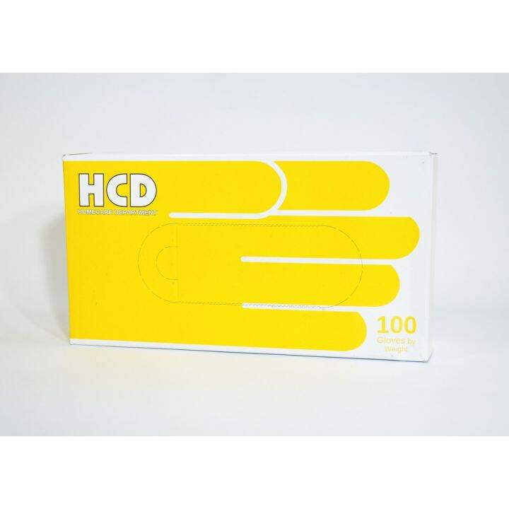 HCD Latex Small / Medium / Large / Extra Small Gloves White 100 PCS ...