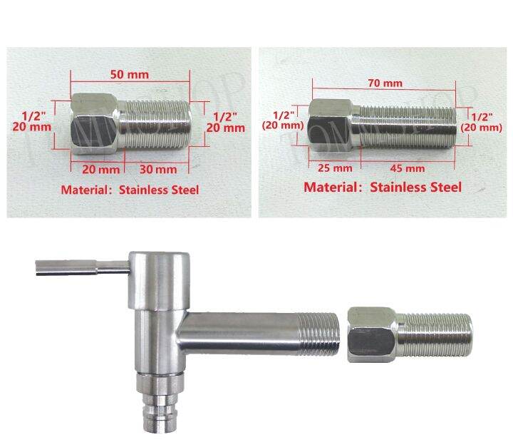 Pipe Fittings Faucet Extender Adapter Pipe Connector | Lazada PH