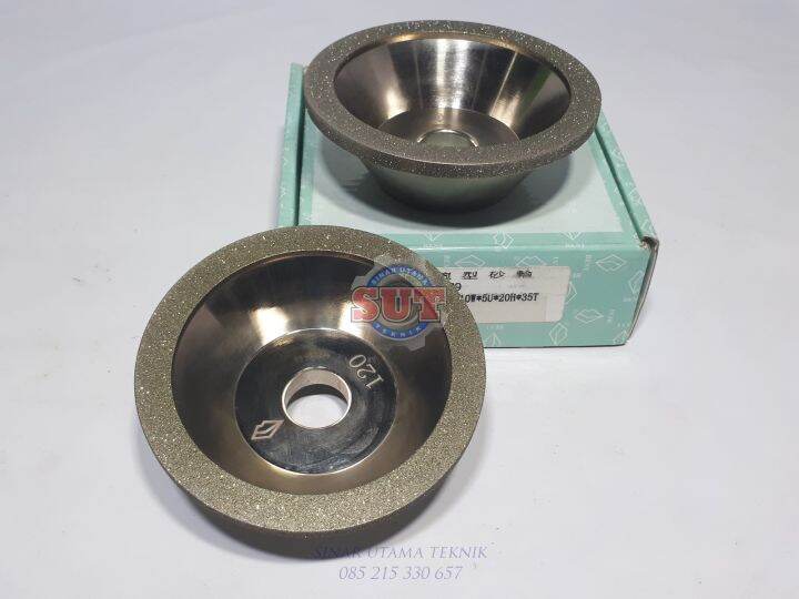 Gerinda Diamond Mangkok CBN Diamond Wheel | Batu Asah Endmill Bor | Lazada Indonesia