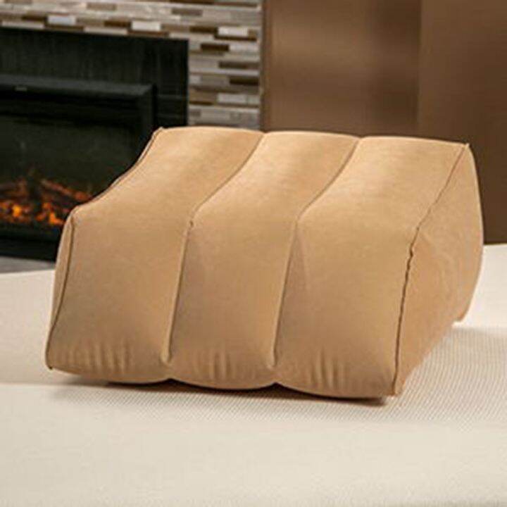 New Inflatable Leg Ramp Pillow Elevates Legs Feet Knee for Relief Leg ...