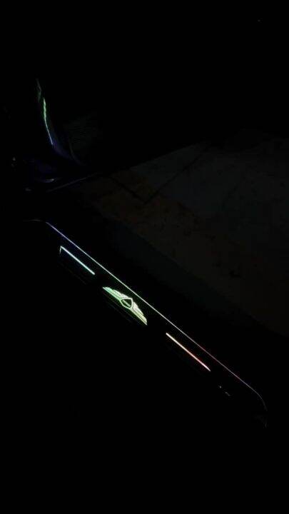 For Tesla Model 3 Model X Model S Model Y 2023 Car door Sill light logo ...