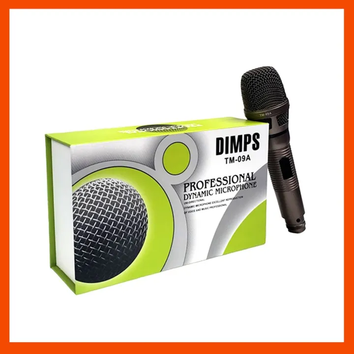 Dimps TM-09A Professional Dynamic Microphone with Lock - 10M Wire ...