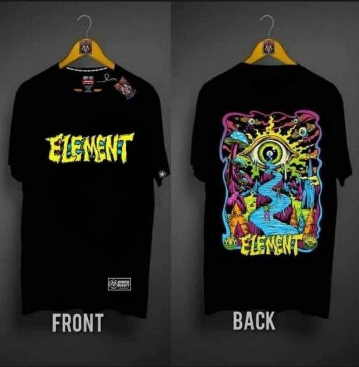 Element Customize Front And Back Printed Unisex Tshirt | Lazada PH