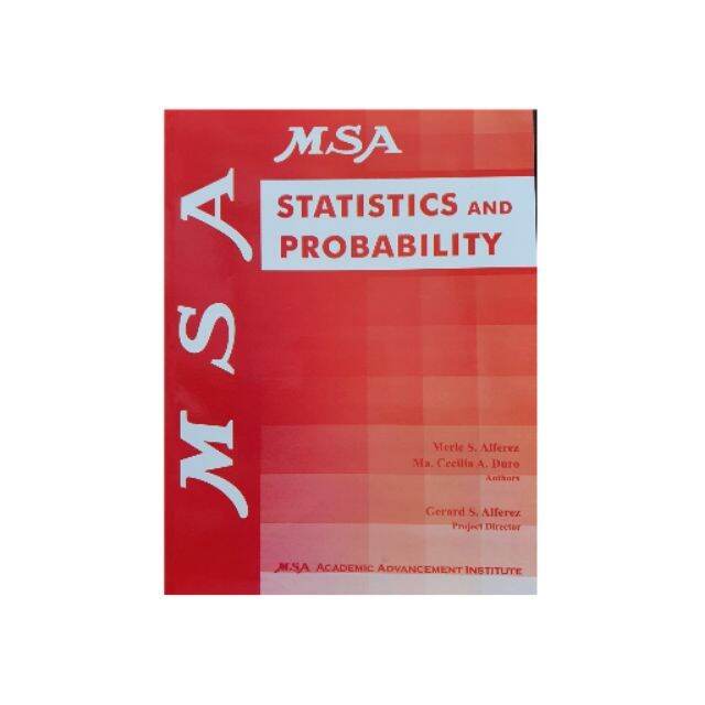MSA STATISTICS and PROBABILITY By:Alferez | Lazada PH