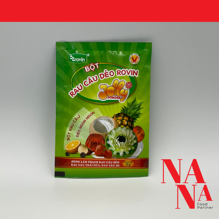 วุ้นเวียดนาม ผงวุ้น ตรา Rovin [1 ซอง 10g.] เยลลี่ Jelly Powder Agar ...