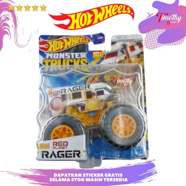 Hot Wheels Monster Trucks Red Planet Rager Putih 932F | Lazada Indonesia