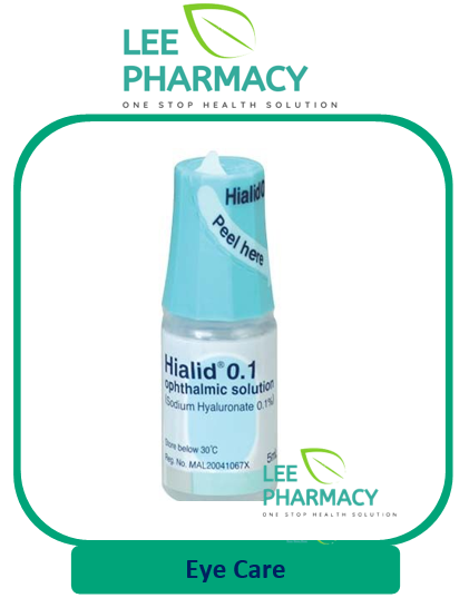 Hialid 0.1% Ophthalmic Solution 5ml [Eye Care] | Lazada