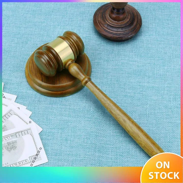 Durable Wooden Craft Lawyer Judge Auction Hammer Gavel Court | Lazada PH