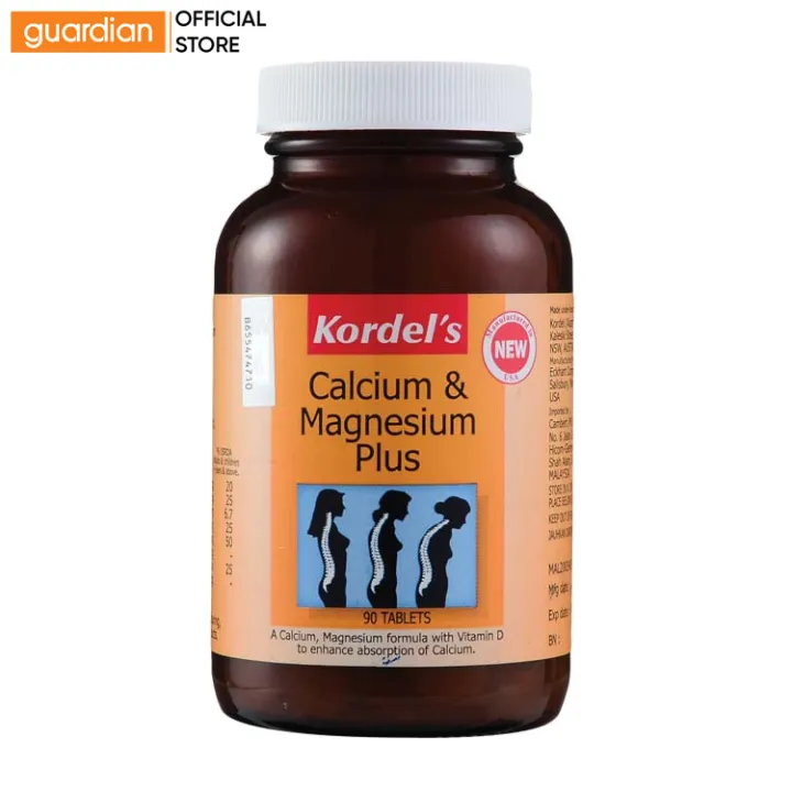 Kordel's Calcium and Magnesium Plus Tablets 90s | Lazada