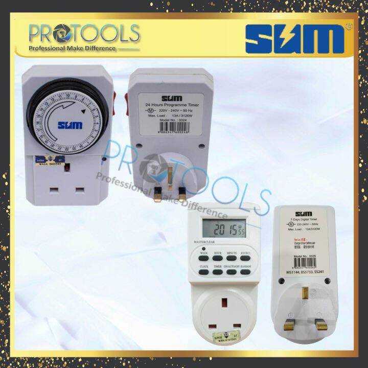 [sirim Certified]original Sum 0026 0024 Programmer Timer 13a Digital