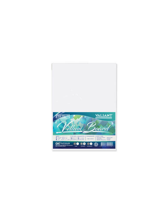 Valiant Premium Vellum Board Paper 180gsm A4 10s | Lazada PH