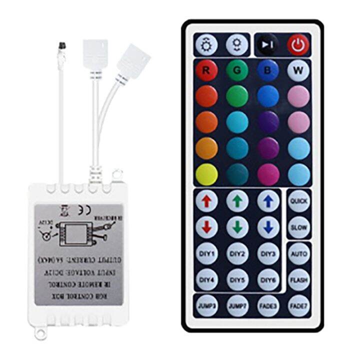 LED Strip RGB Control Box with Remote 44Keys RGB Control Box 44Key ...